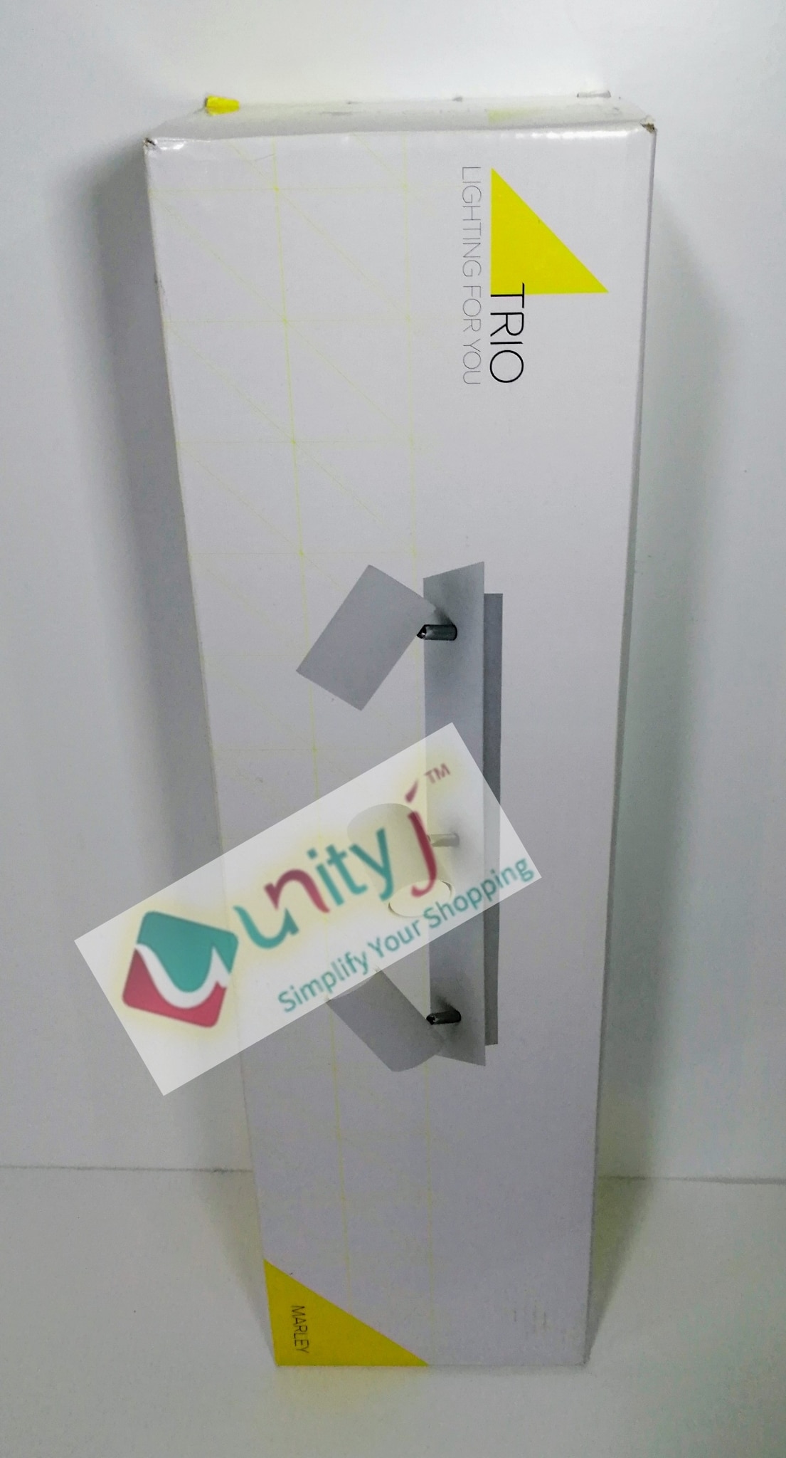 Trio LED Ceiling Spotlight With 3 Lights GU10 – Adjustable White Metal ...