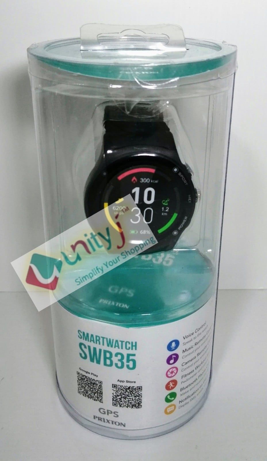 Prixton Smartwatch SWB35 GPS Smartwatch — UnityJ-UK